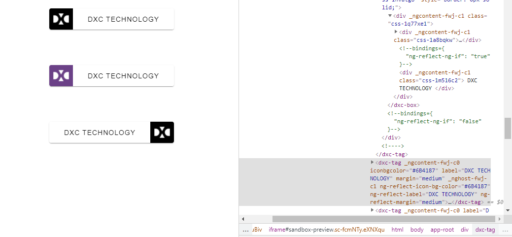 [tag] Component Specs · Issue 100 · Dxc Technology Halstack Style Guide · Github