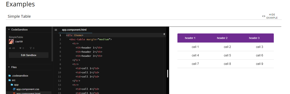 [Table] Components specs · Issue #110 · dxc-technology/halstack-style-guide · GitHub
