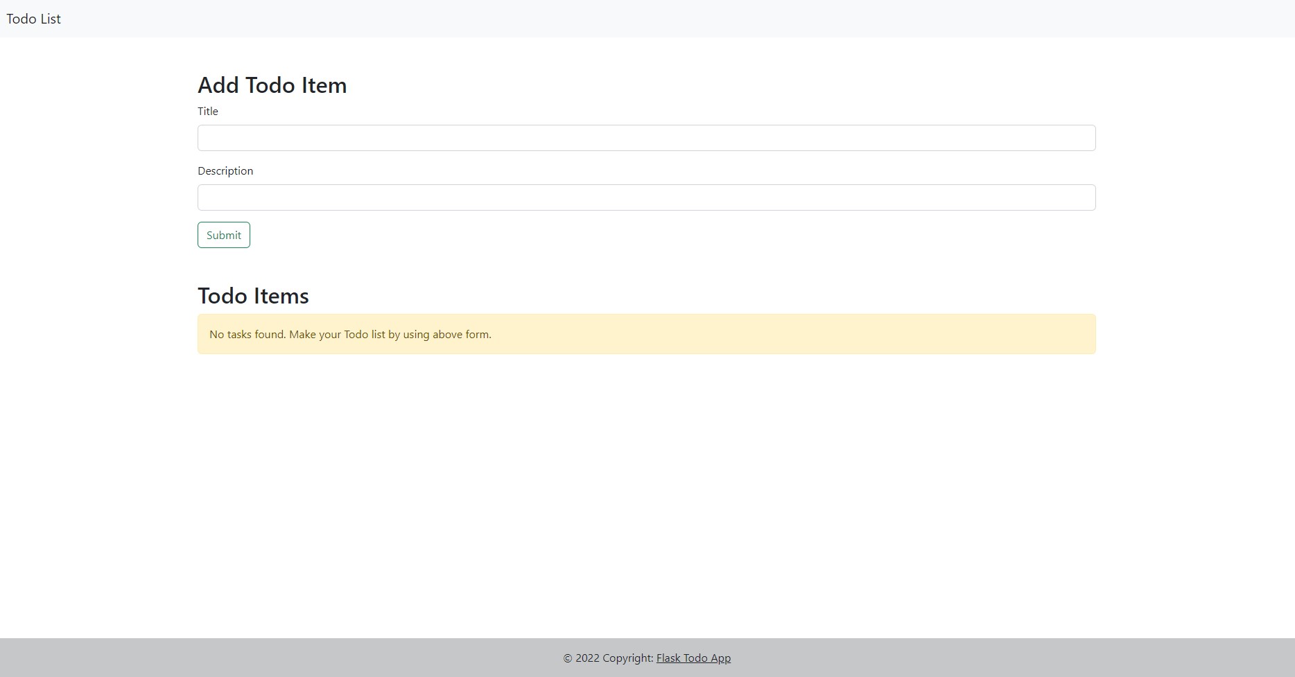 GitHub ArcaneAB TodoList Flask A Simple Todo List Web Application 