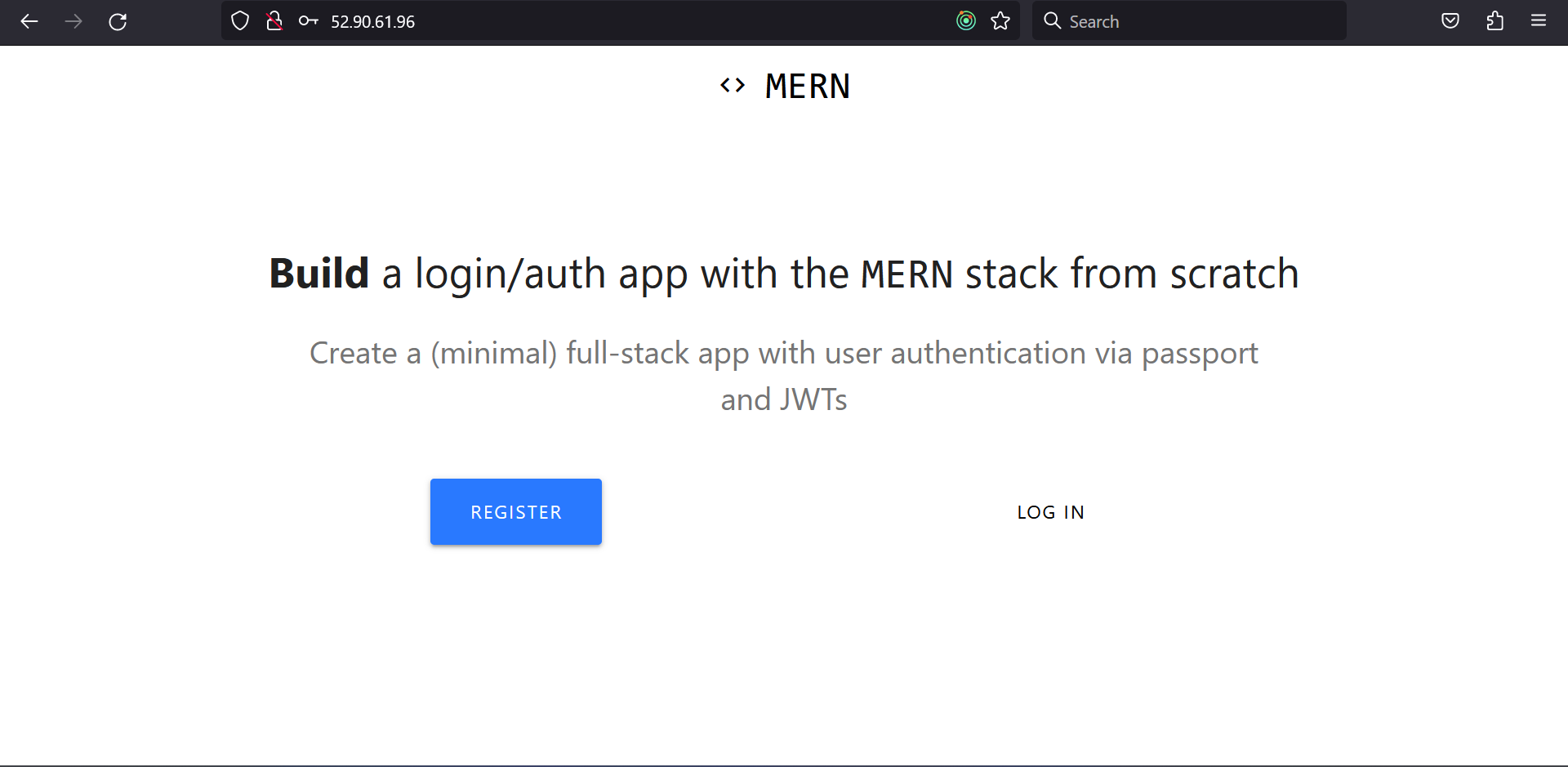 GitHub - saleem189/mern-stack-basic-auth: basic mern-app with node 18 and react 18 and using ...