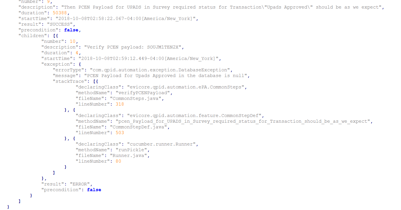 The JSON report shows wrong result for a step · Issue #1397 · serenity-bdd/serenity-core · GitHub