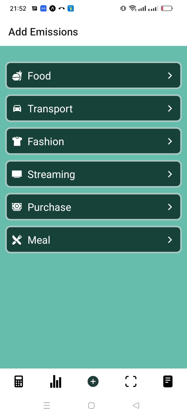 GitHub - singh932/Carbon-Tracker: Native Mobile App to track daily CO2 emissions built on React ...