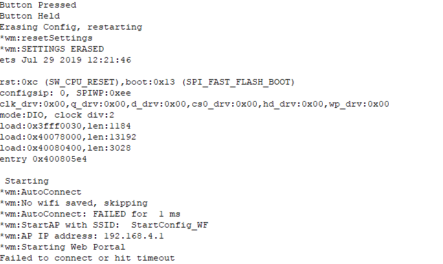 After first time setting WiFi credentials and connecting, Webserver is not reachable · Issue ...