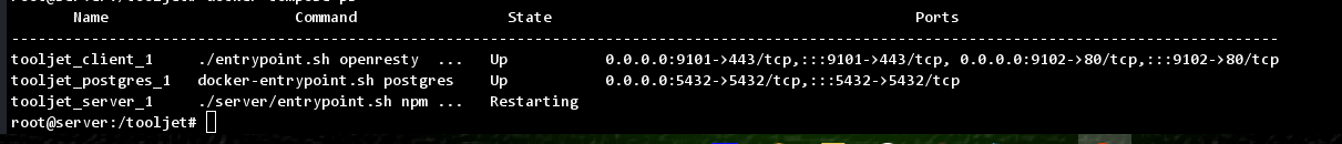 Tooljet is not deploying correctly on docker · Issue #3051 · ToolJet/ToolJet · GitHub