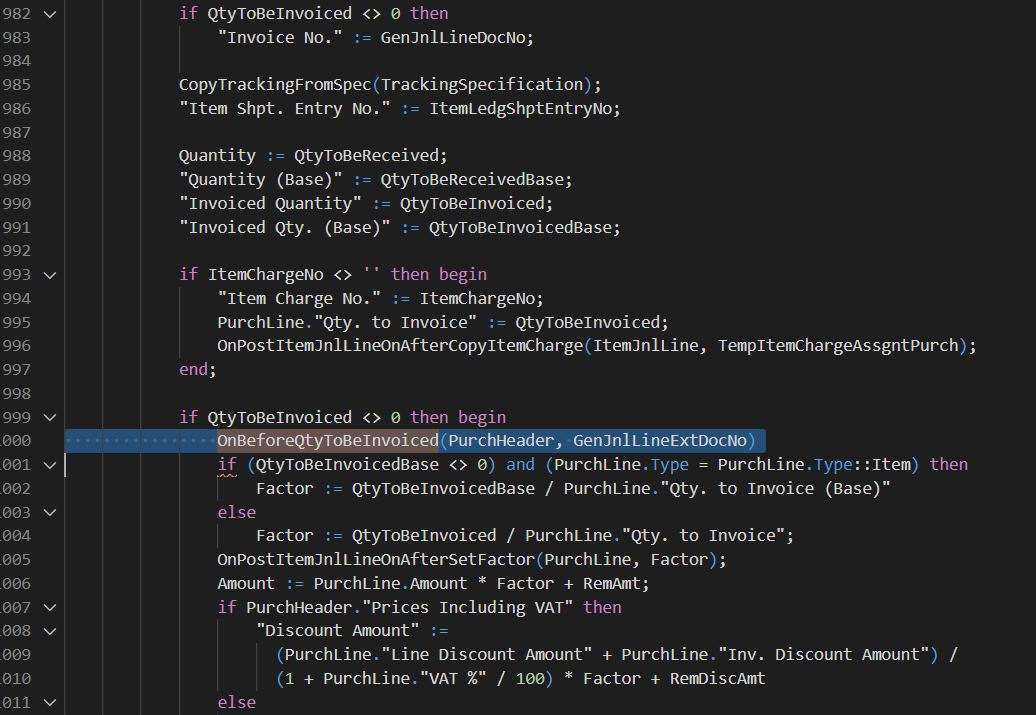 [Event Request] Codeunit 90 Purch.-Post - OnBeforeQtyToBeInvoiced · Issue #10109 · microsoft ...