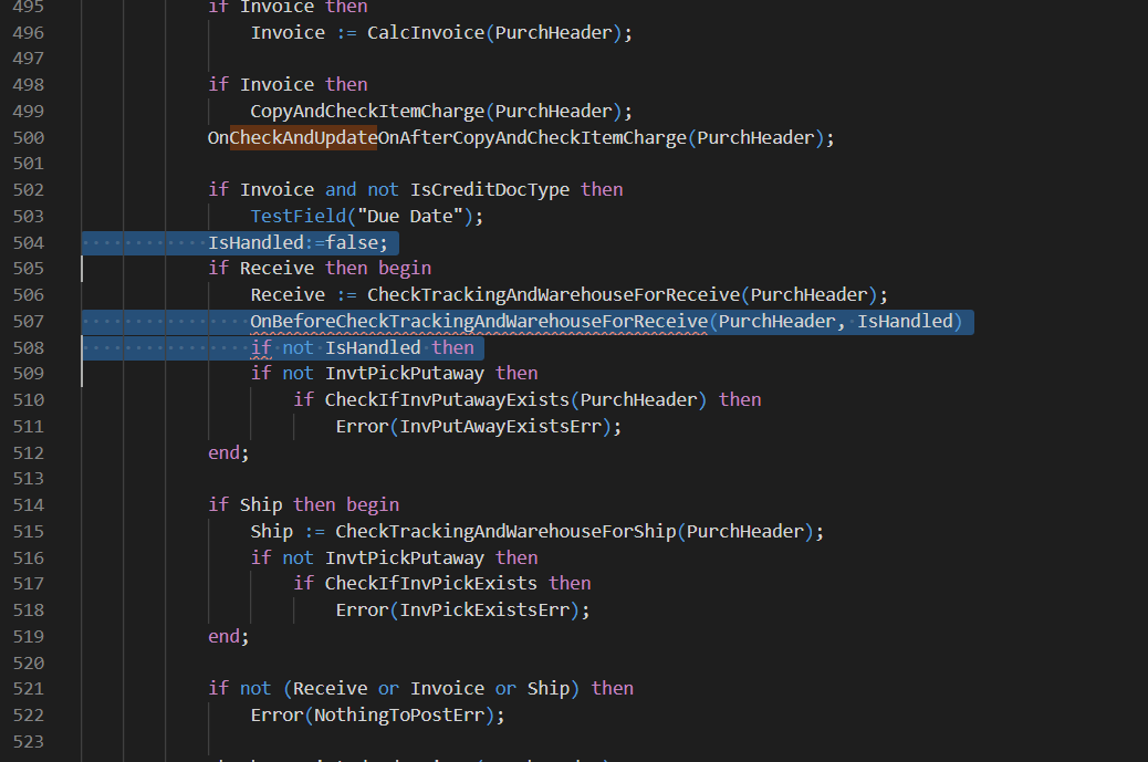 [Event Request] Codeunit 90 Purch.-Post - OnBeforeCheckTrackingAndWarehouseForReceive · Issue ...