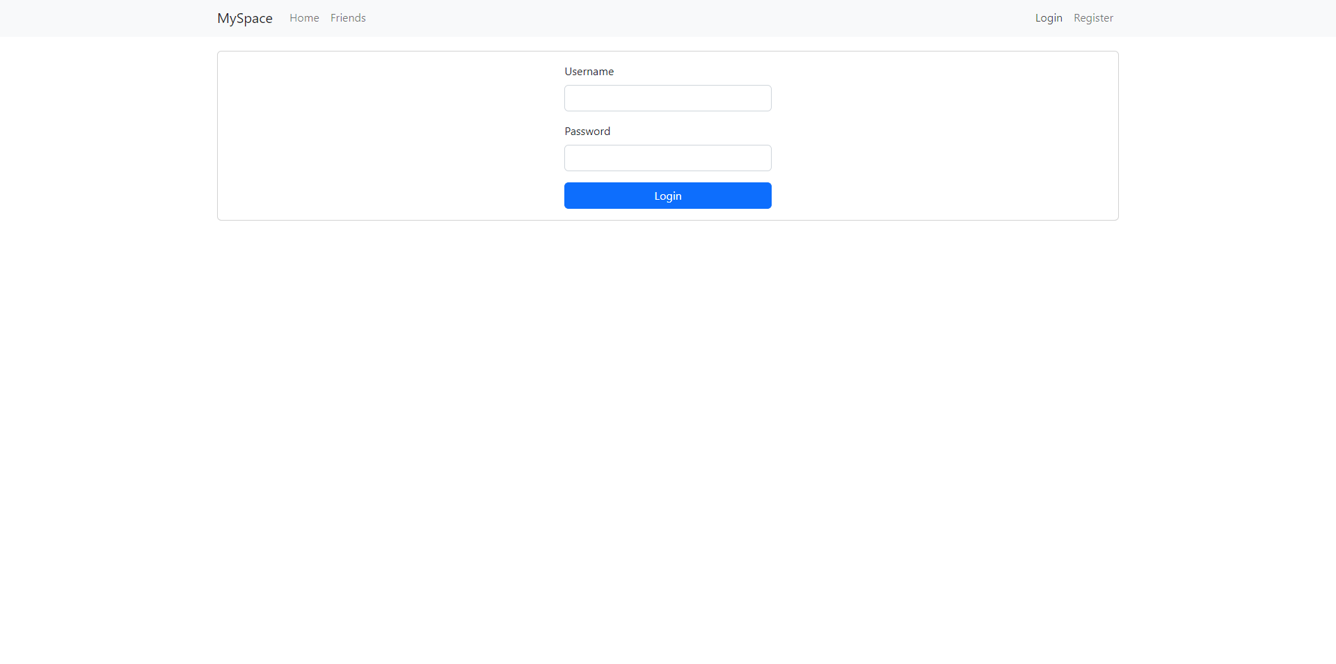 GitHub - chiewhui1113/MySpace-Website: A website that can login/sign up, write logs and follow users