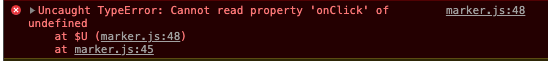Error when unmounting a marker that has an `onClick` prop. · Issue #1912 · JustFly1984/react ...