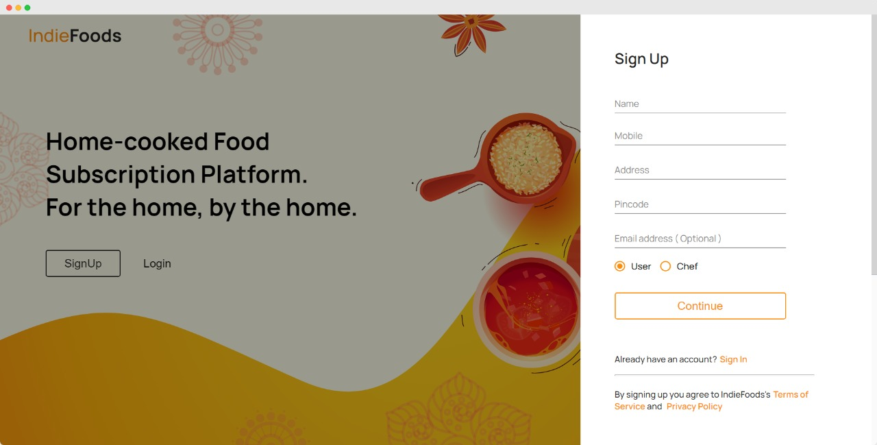 GitHub - Indie-Foods/frontend