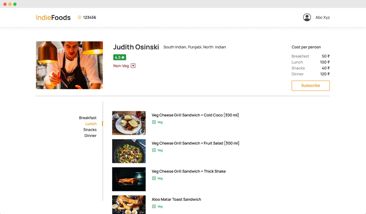 GitHub - Indie-Foods/frontend