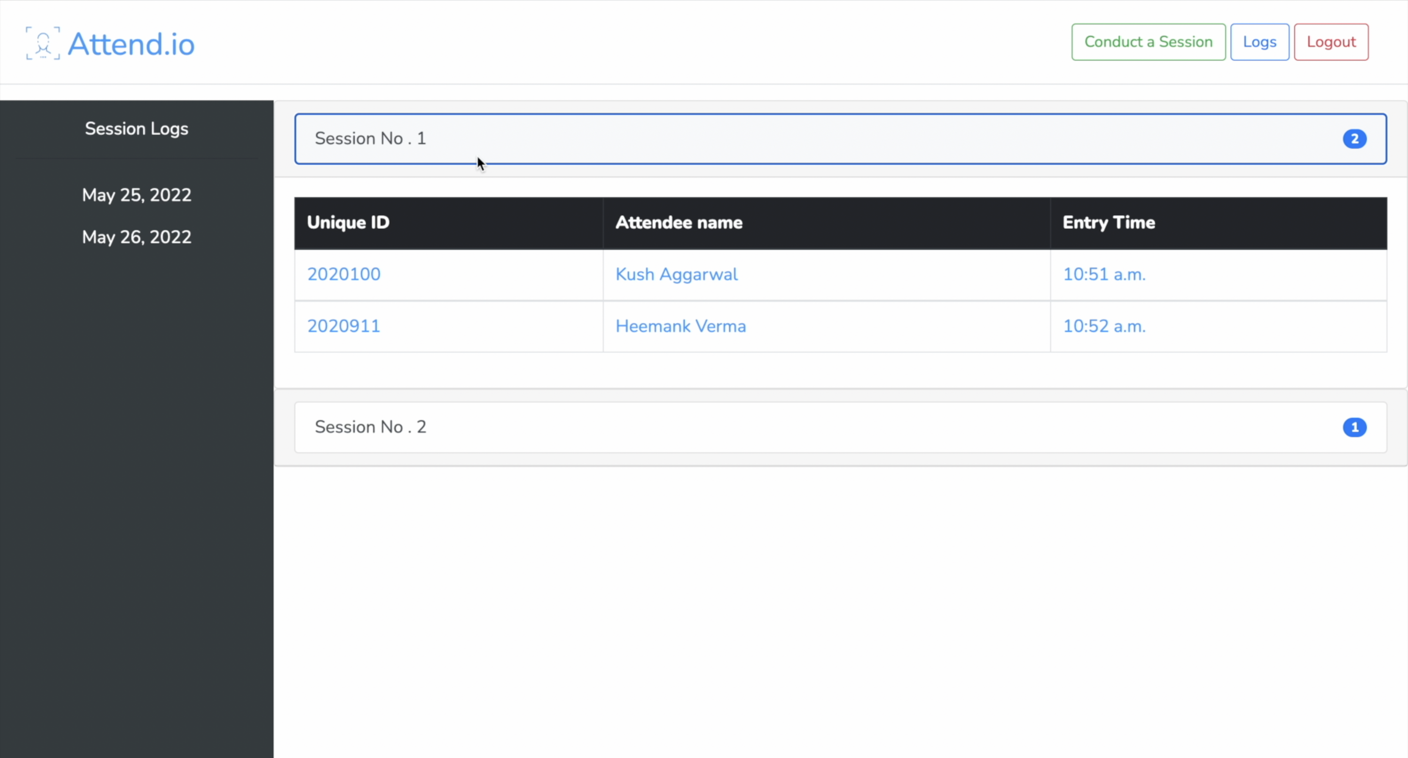 GitHub - taashiis/Attend.io