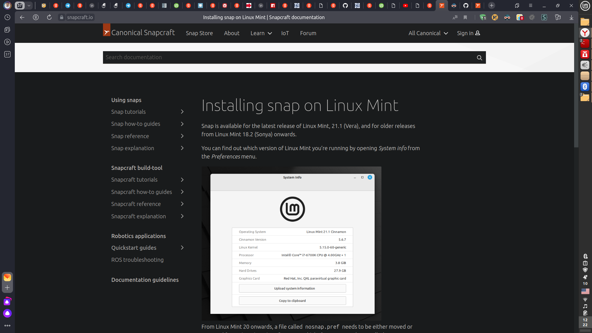 [Broken Website] snapcraft.io · Issue #10883 · darkreader/darkreader · GitHub
