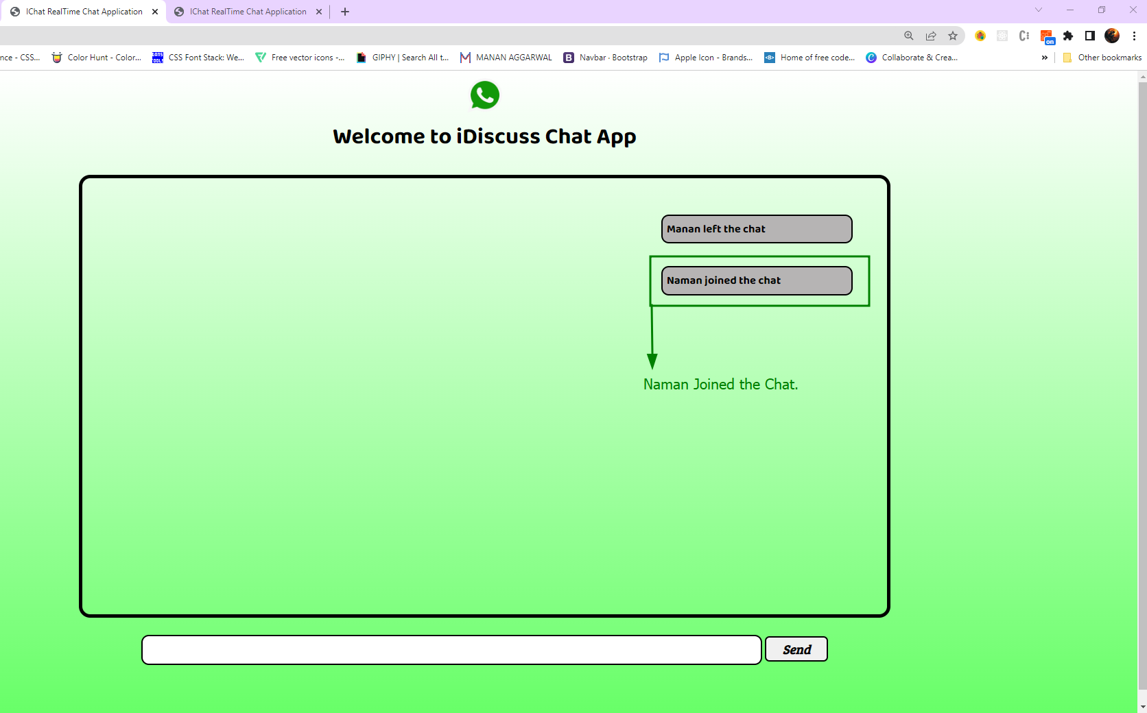 GitHub - mananaggarwal2001/ChatBot-Application