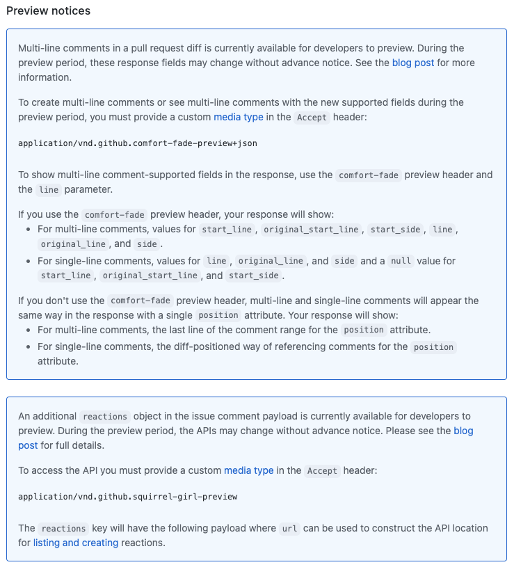 Restreferencepulls Preview Notices Seem To Be Oldoutdated · Issue 4971 · Githubdocs