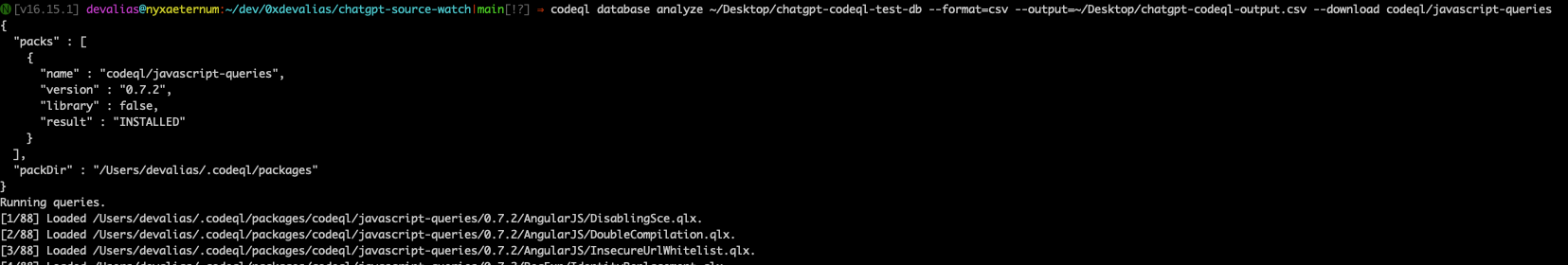 Explore Running Codeql Queries Against The Extractedunpacked Webpack Source · Issue 1