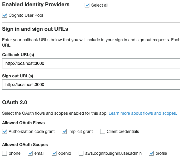 Cognito User Pool Hosted UI: minimal code grant sign in example from a React web app · Issue ...
