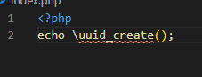 When uuid_create is used, Undefined function 'uuid_create ...
