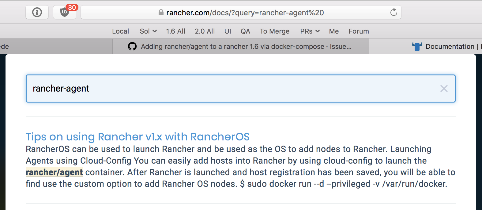 Adding rancher/agent to a rancher 1.6 via docker-compose · Issue #17361 · rancher/rancher · GitHub