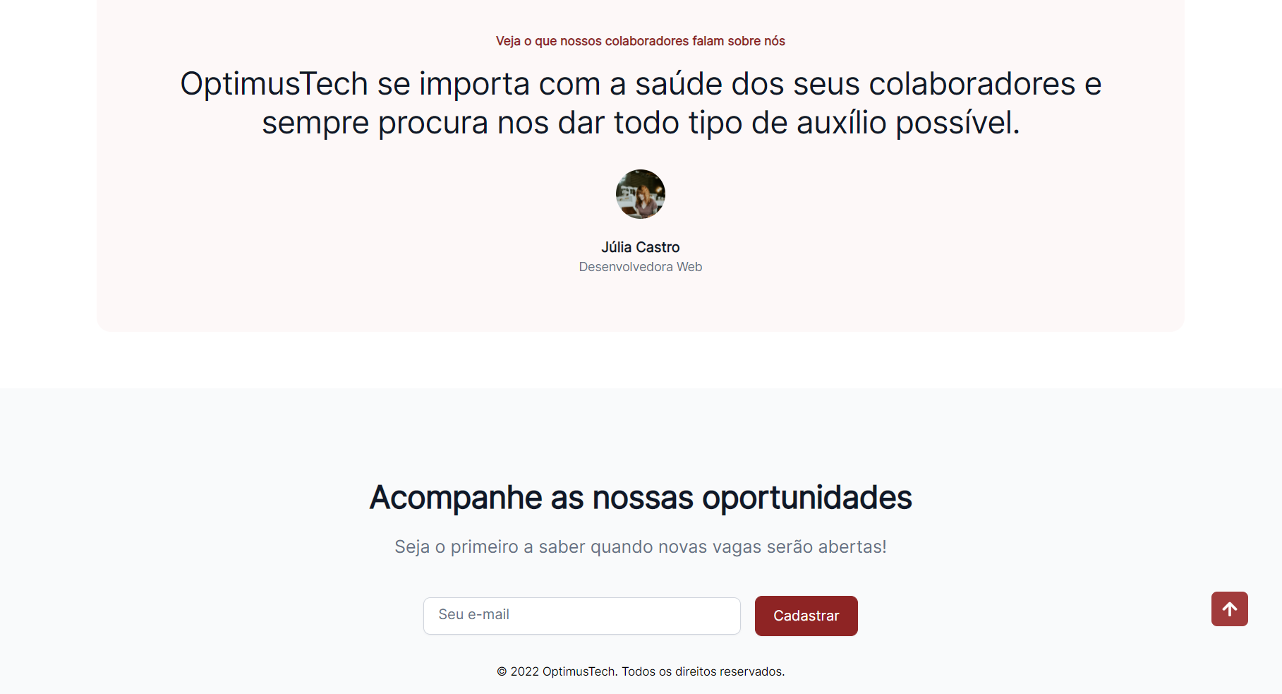 GitHub - CarolinaCedro/Optimus-Tech: Projeto criado como desafio do #7daysOfCode-Html-Css Alura