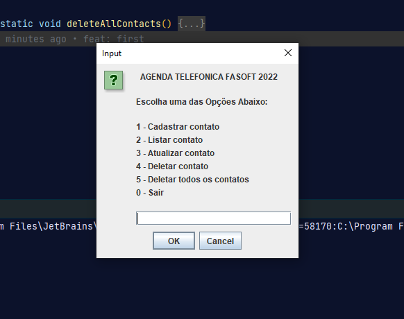 GitHub - CarolinaCedro/Agenda-Arquivo-Java: Trabalho Faculdade Pratica III