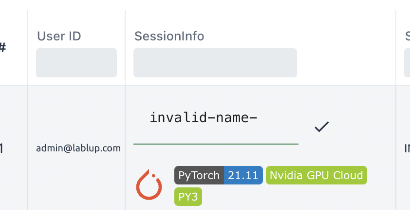Failing to update a compute session's name will set the value of edit ...