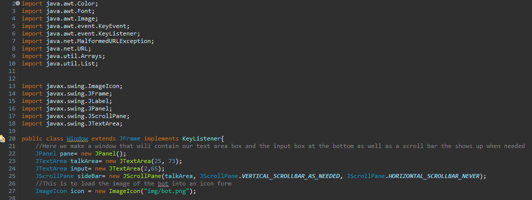 GitHub - COSC-310-Team1/ChatBot-Assignment-3