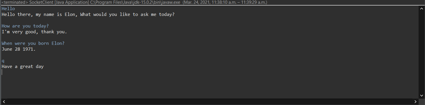 GitHub - COSC-310-Team1/ChatBot-Assignment-3