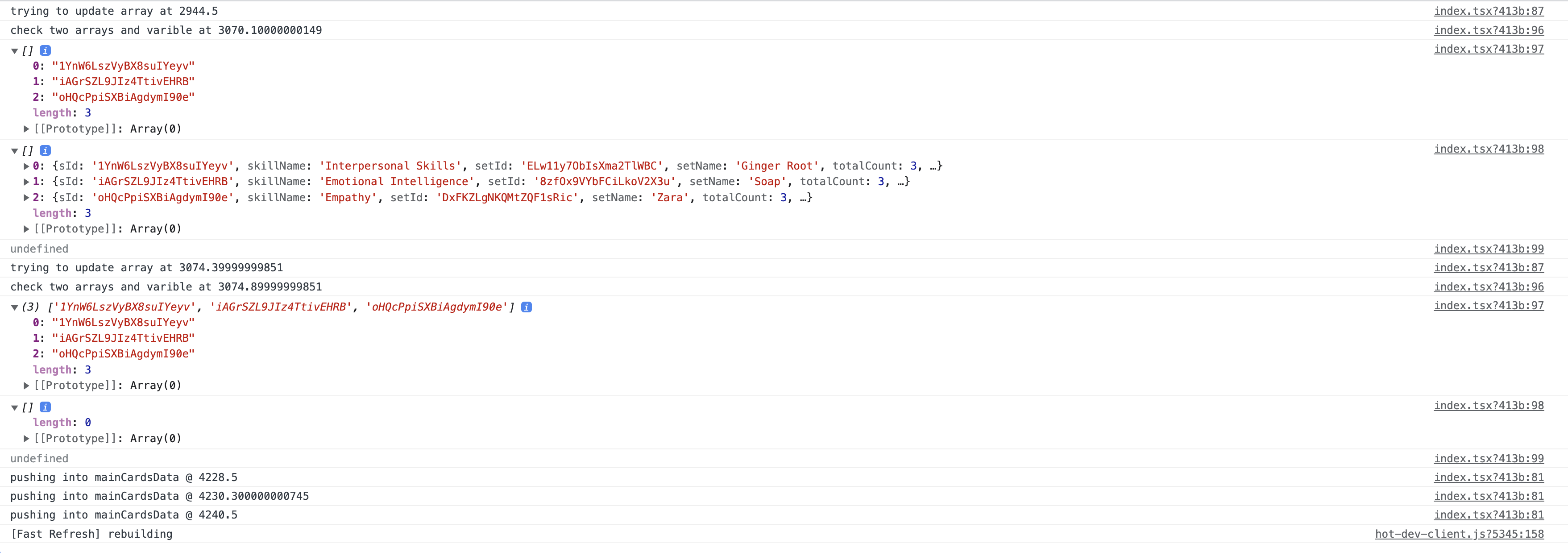 `useState` Array Not Trigger Rerending Using setXXX ([...old]) and useSWR · vercel next.js ...