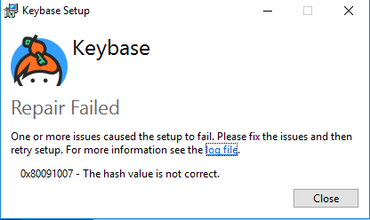 Windows 10: Cannot get File Explorer to work · Issue #10073 · keybase/client · GitHub