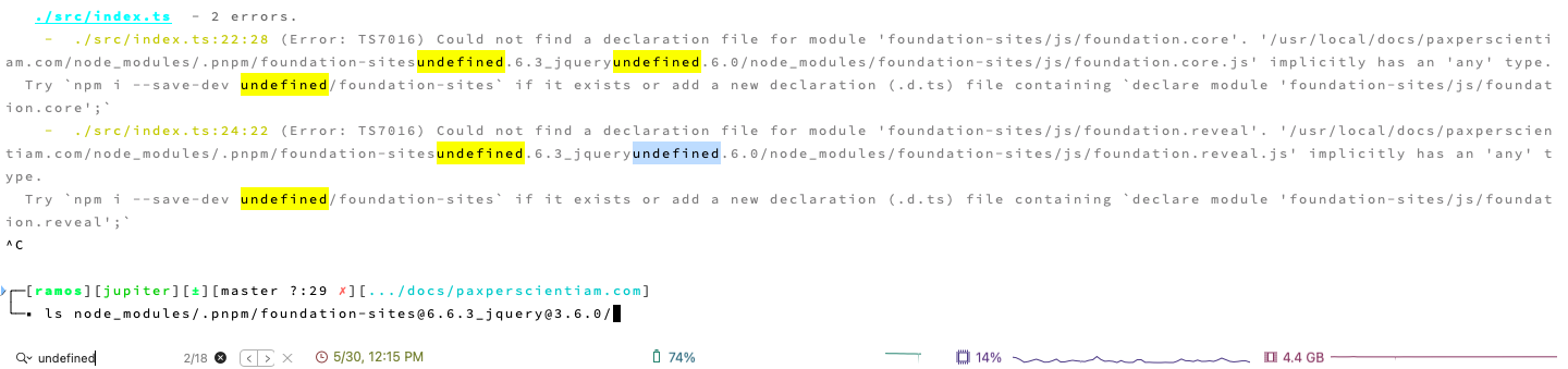 Log output indicates that `'@'` characters in file paths are changed ...