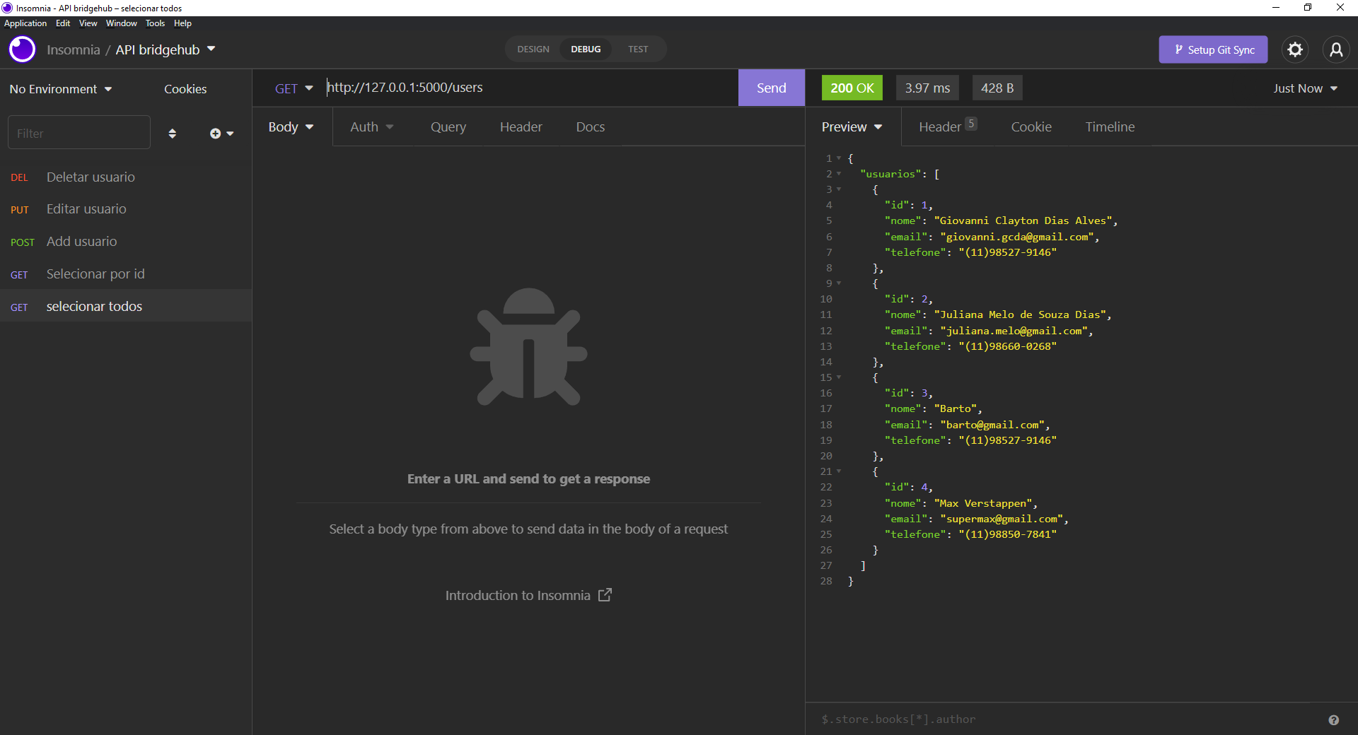 Github Gclayton0207python Api Uma Api Desenvolvida Em Pyhtonflask 0860