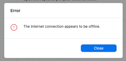 An annoying modal window which appears on every check for updates when ...