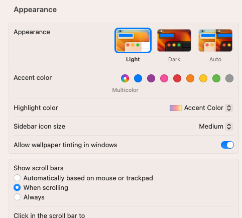 (macOS) Scrollbar is hiding the dropdown arrow button in `Resolve ...