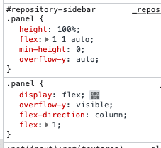 Prevent scrollbars on the y-axis from appearing. by hanbings · Pull Request #17322 · desktop ...