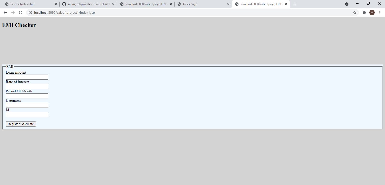 GitHub - murugeshpy/calsoft-emi-calculator