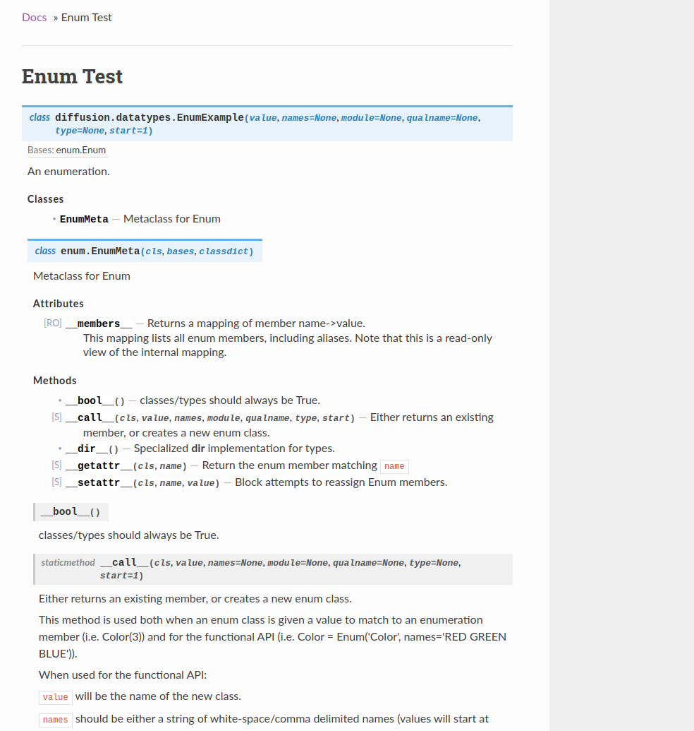 Enum classes display not very useful · Issue #32 · daizutabi/mkapi · GitHub