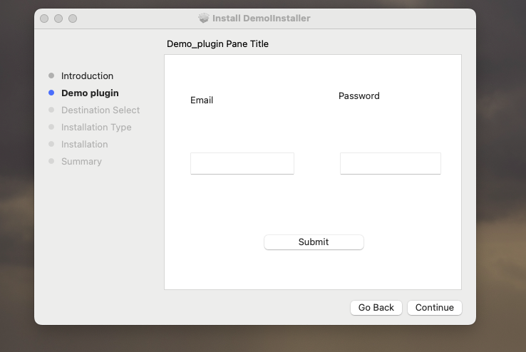 installer plugin disable continue button · Issue #140 · packagesdev ...