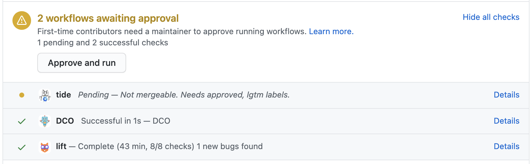 [feature request] let CI do more check · Issue #662 · openkruise/kruise · GitHub