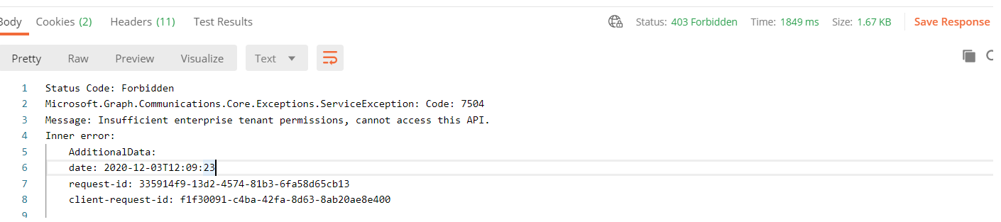 I am getting forbidden error when I make http post request from postman · Issue #66 ...