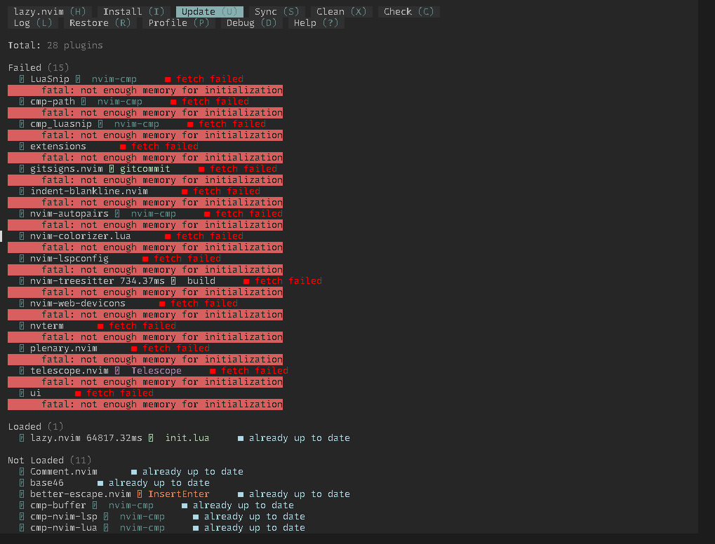 Problems installing on windows · Issue #1775 · NvChad/NvChad · GitHub