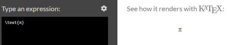 Unicode Character “𝜋” causes render error · Issue #2666 · KaTeX/KaTeX · GitHub