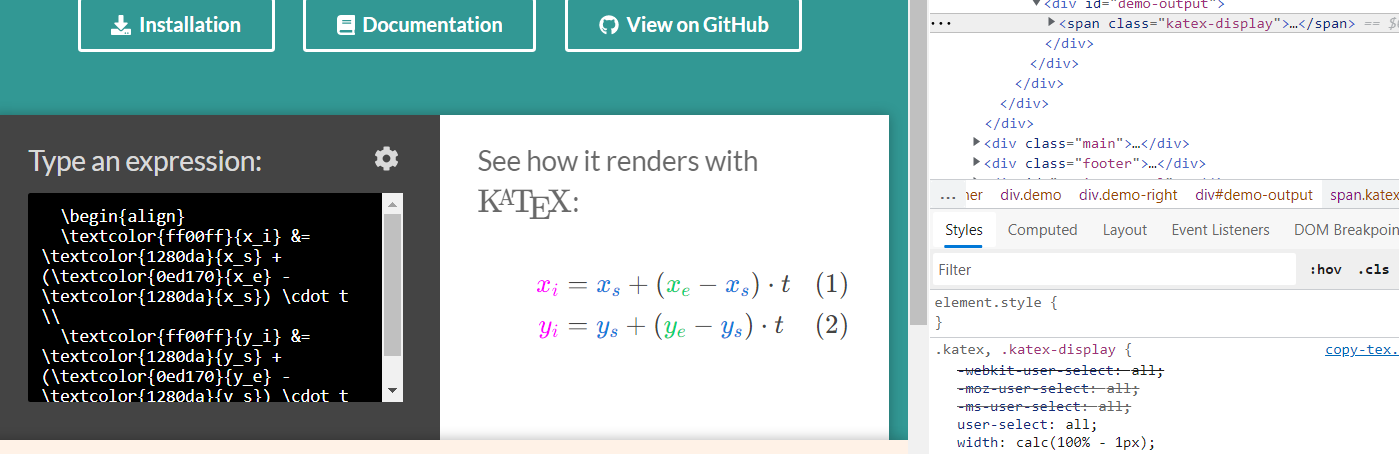 Horizontal scrollbar appears for numbered equations · Issue #3254 ...