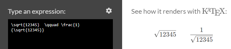 Trouble setting roots · KaTeX KaTeX · Discussion #3774 · GitHub