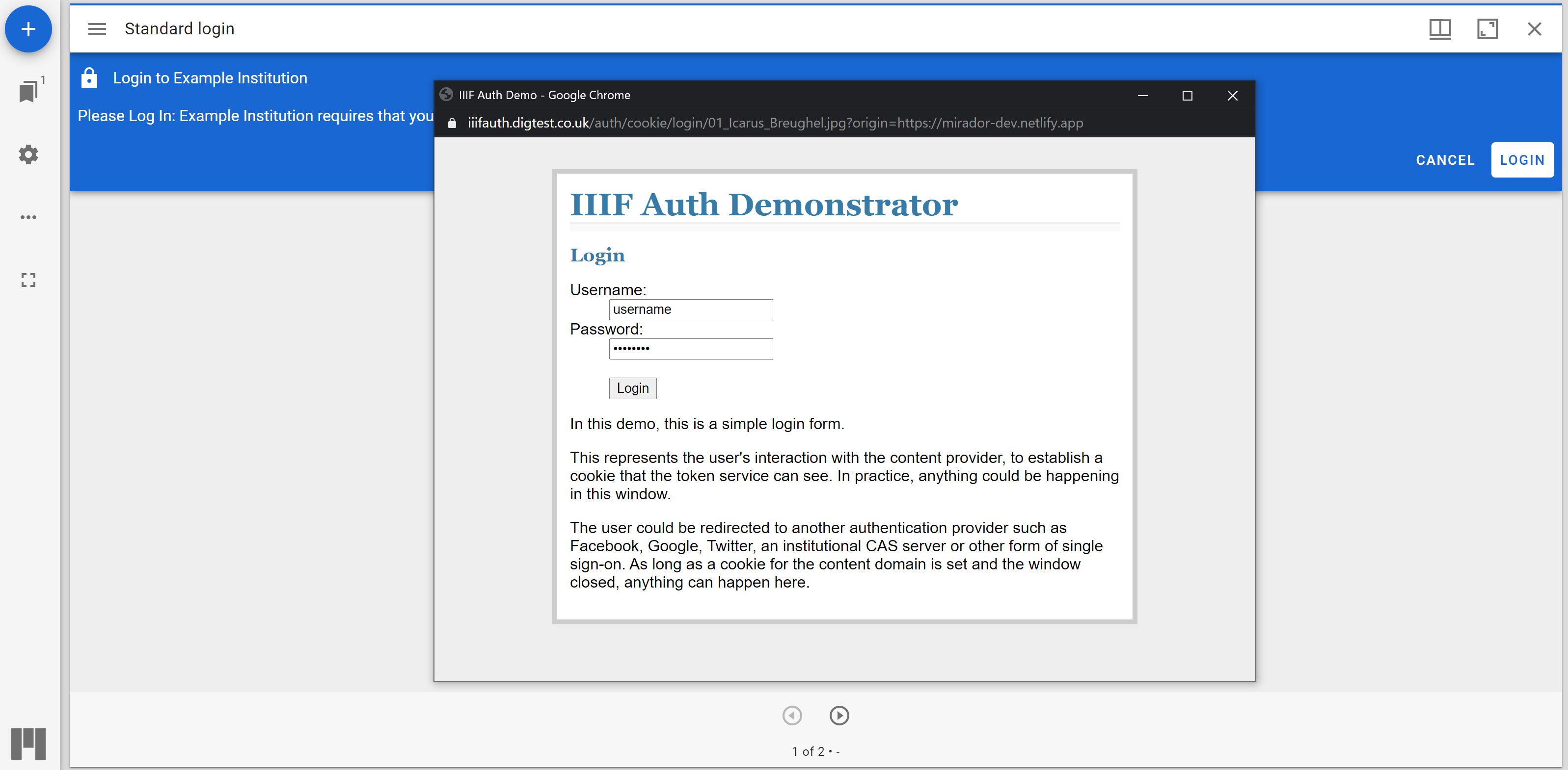 Using Mirador with keycloak and IIIF Auth API · Issue #3377 · ProjectMirador/mirador · GitHub