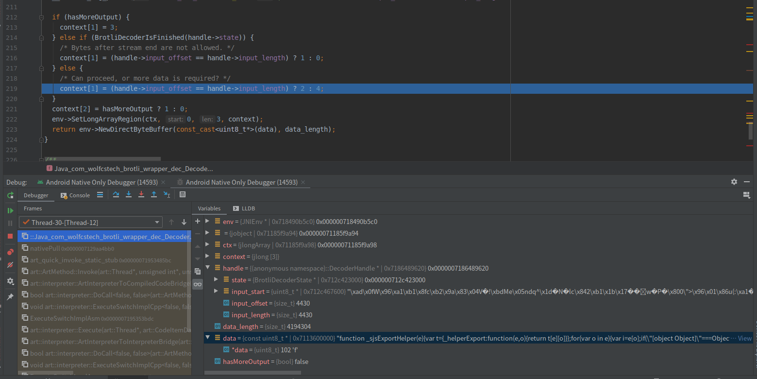 Decompression by JNI failed · Issue #880 · google/brotli · GitHub