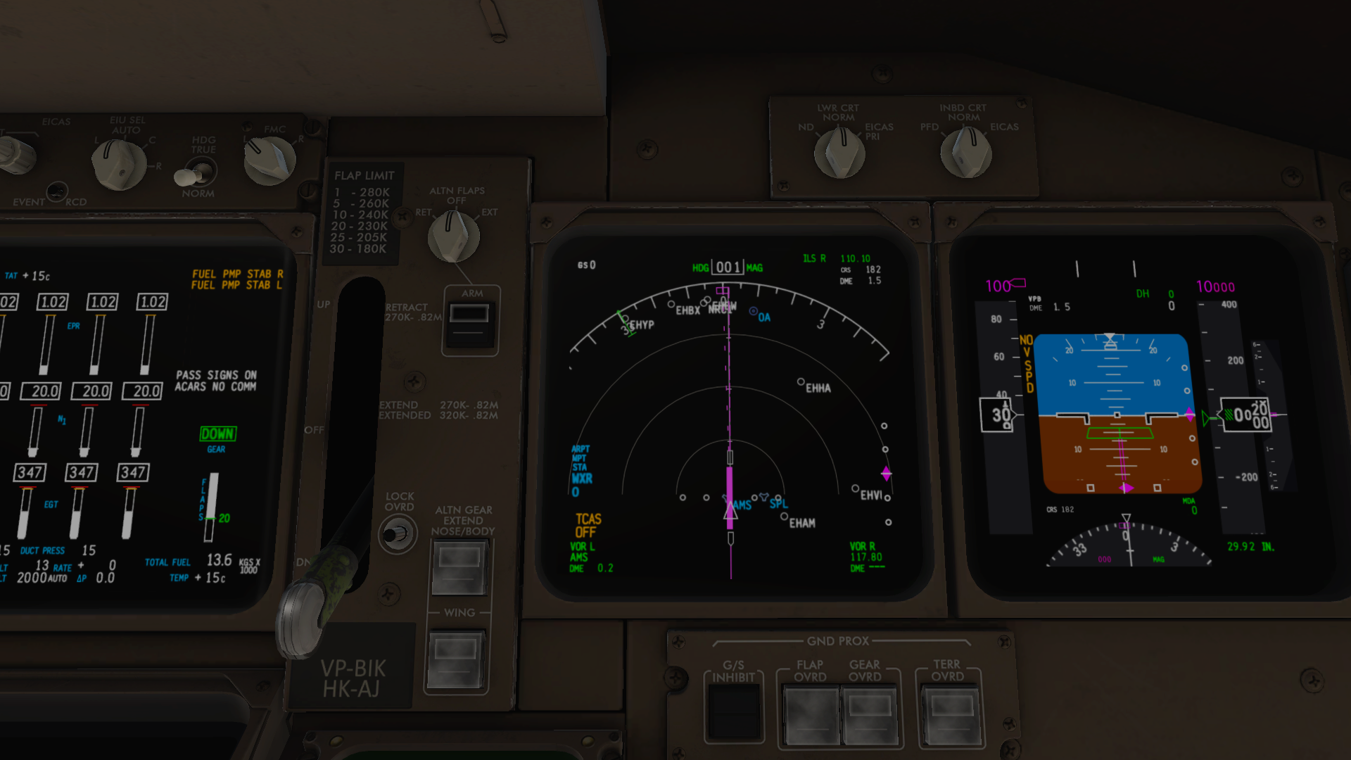 TCAS OFF indication on FO ND should be more to the left · Issue #206 ...