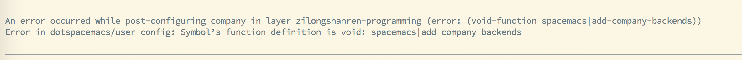 启动时出现问题，add-company-backends · Issue #154 · zilongshanren/spacemacs-private · GitHub