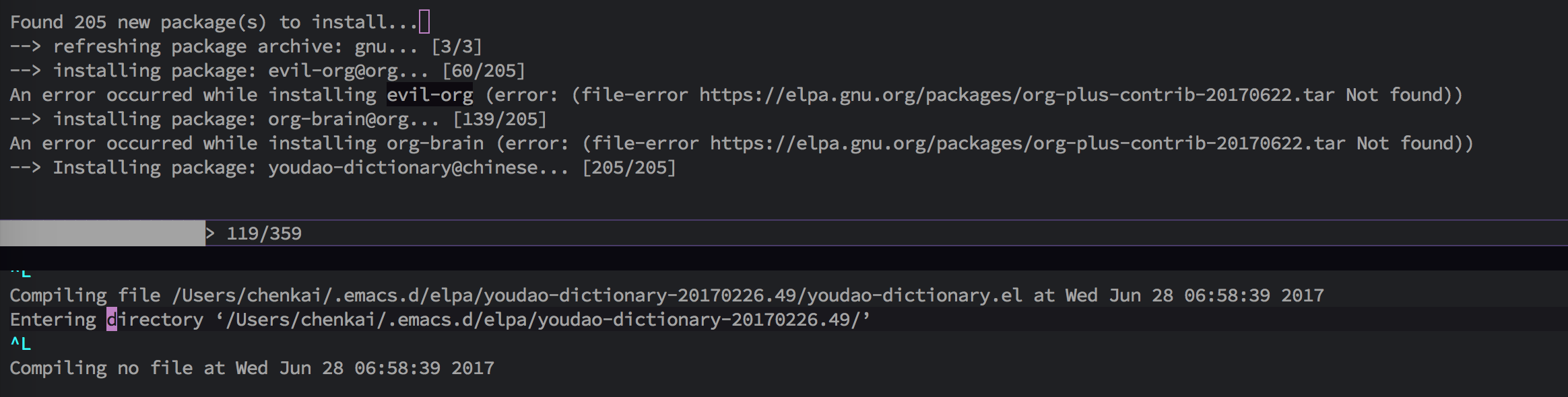 启动时出现问题，add-company-backends · Issue #154 · zilongshanren/spacemacs-private · GitHub