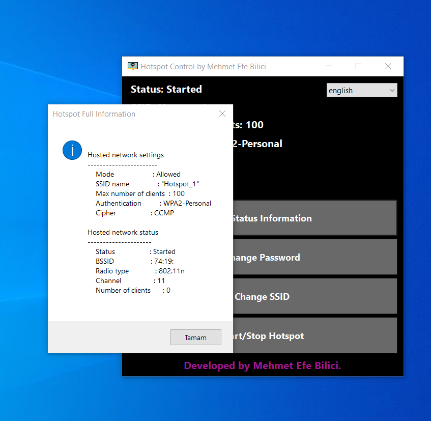 GitHub - efebilici/hotspot-controller: The Hotspot Controller allows you to share the internet ...