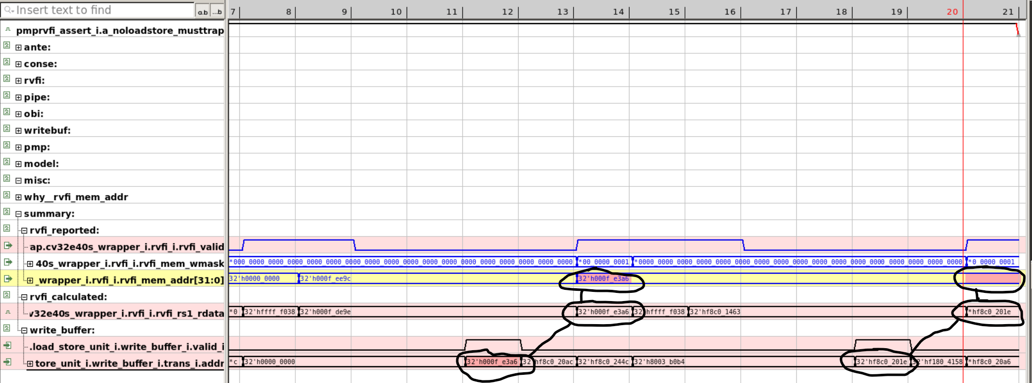Wrong "rvfi_mem_addr" · Issue #281 · openhwgroup/cv32e40s · GitHub